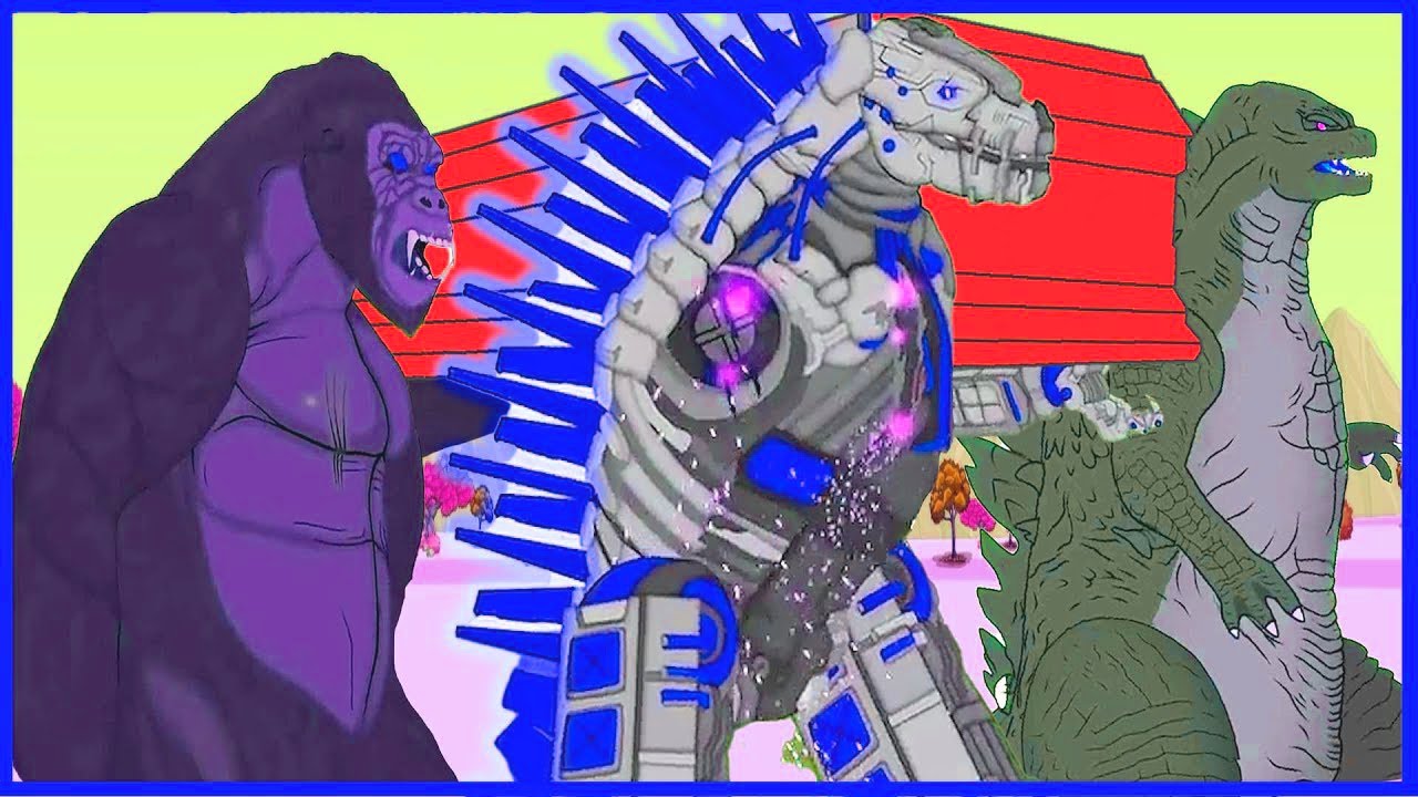 Baby Godzilla & Kong VS Mecha Godzilla - Multifaceted Coffin Dance Song ...