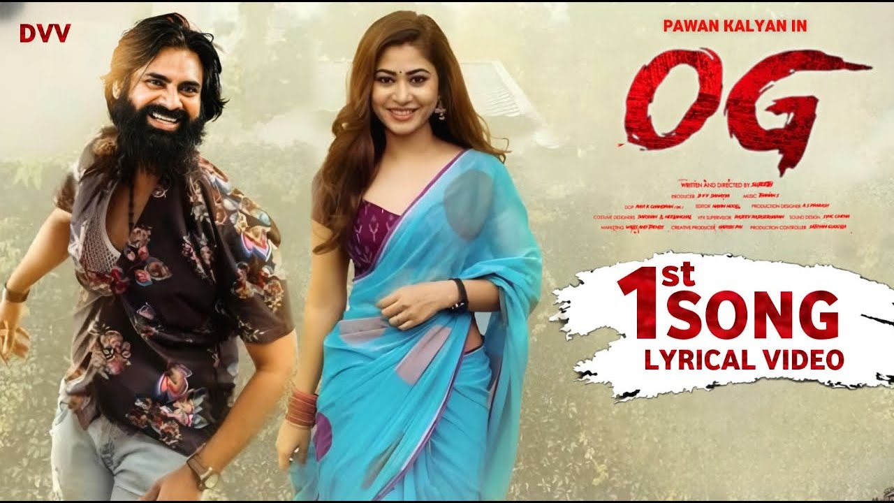 OG 1st Song Lyrical Video | Pawan Kalyan , Priyanka Mohan ,Thaman ...