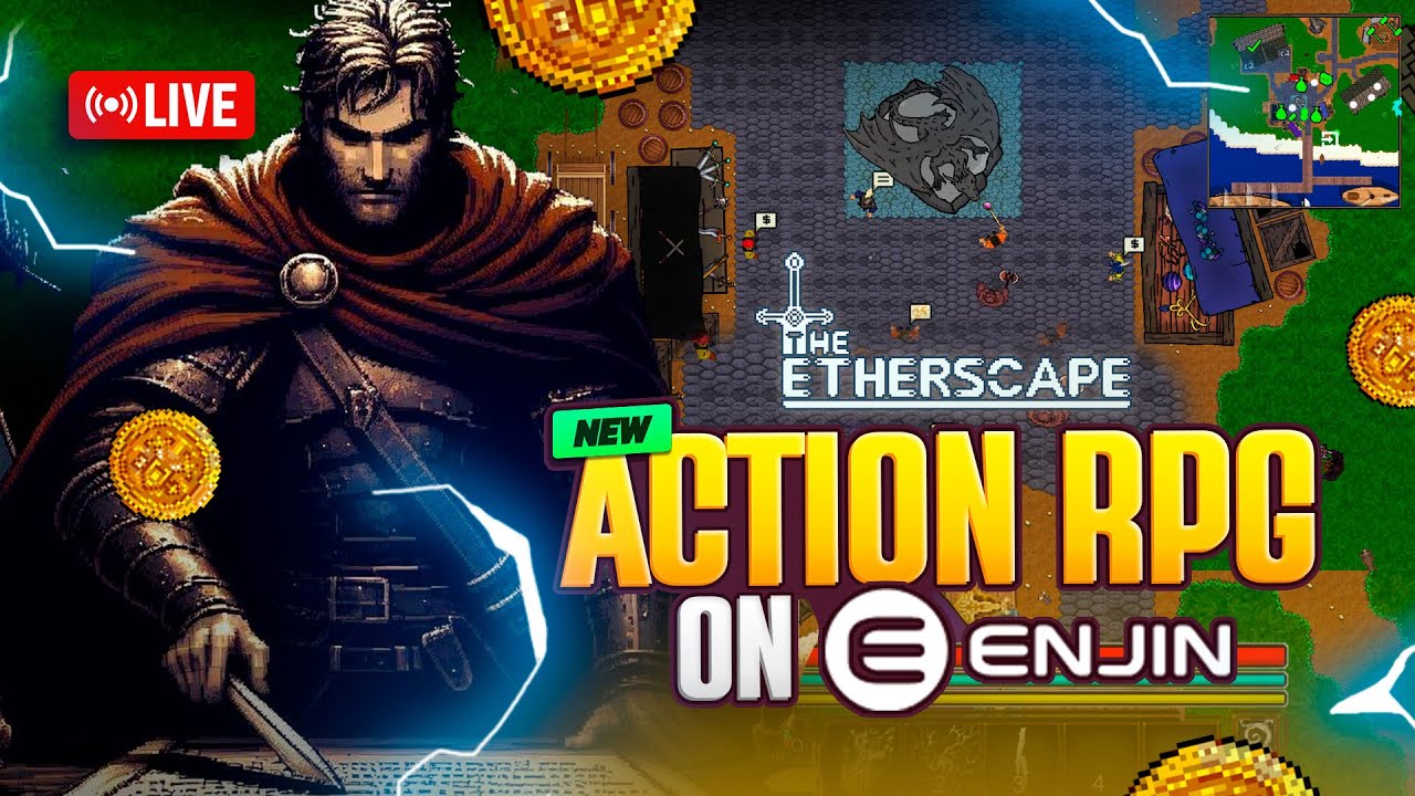 Etherscape Gameplay, New action RPG - Earn NFT loot and trade it! - YouTube