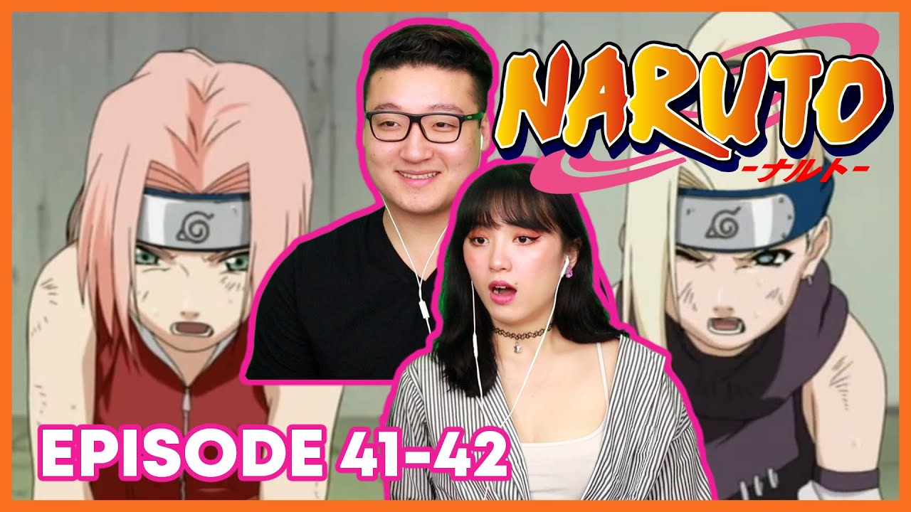 SAKURA VS INO | Naruto Couples Reaction Episode 41 & 42 - YouTube