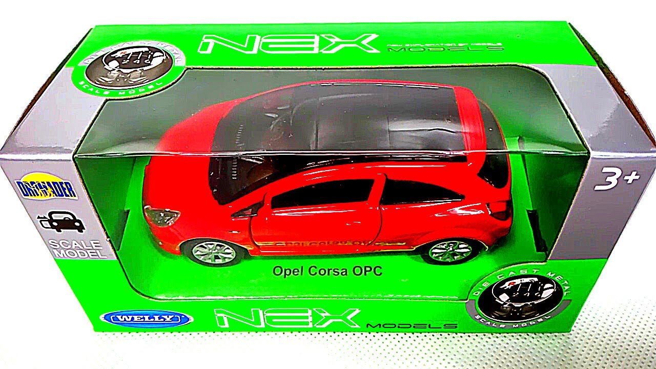 Welly Cars Unboxing Opel Corsa Opc Welly 143 Welly Diecast Cars Welly Nex Cars Youtube