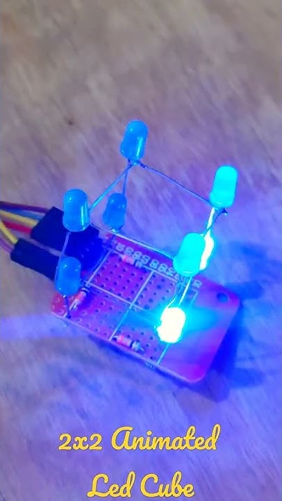 2x2x2 Animated Led Cube/By Aryan #shorts #experiment - YouTube