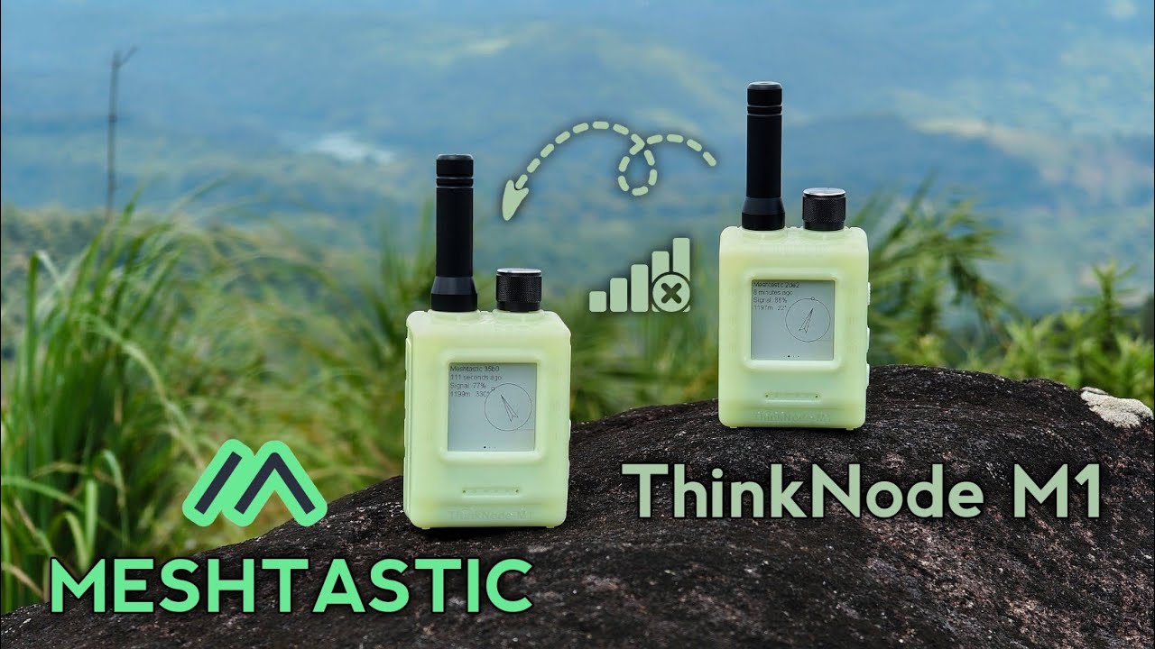 Getting started with ThinkNode M1 and Meshtastic - YouTube