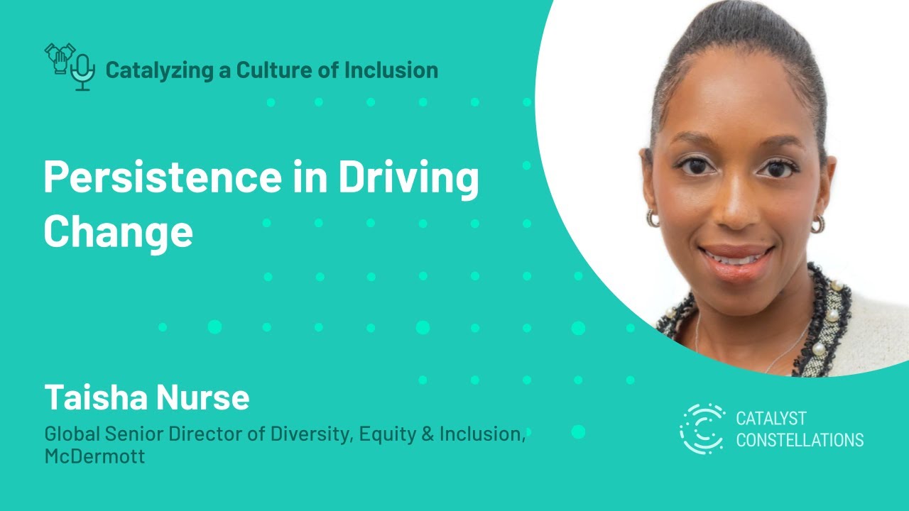 Persistence in Driving Change - Taisha Nurse - YouTube