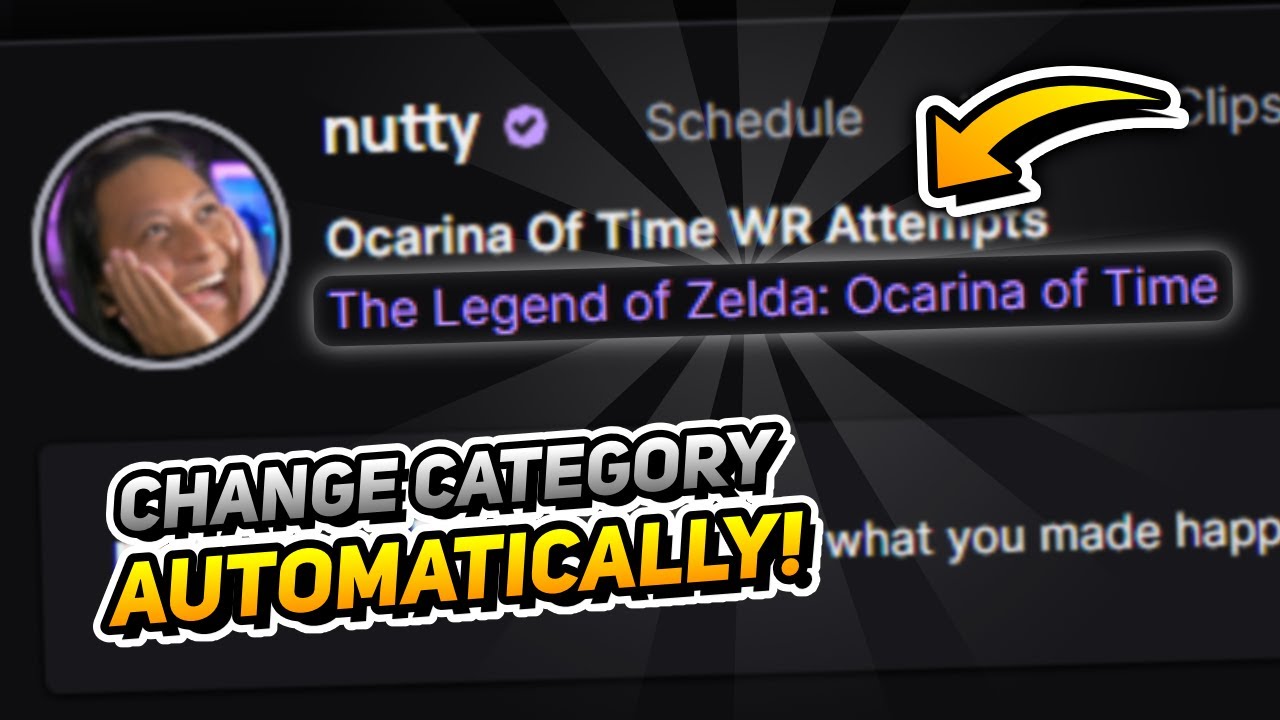 Automatically Change Game Category On Twitch! - YouTube