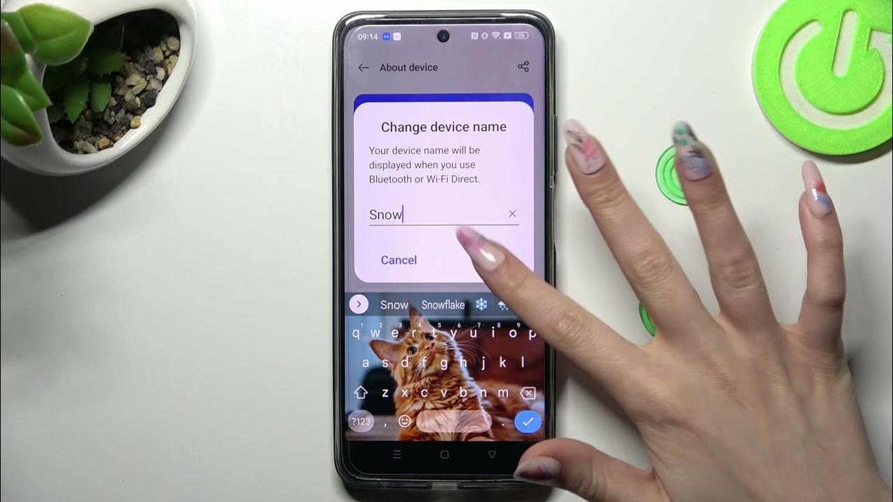 How to Change Device Name in REALME C55? Customize Bluetooth / Network / Device Name in Second ...