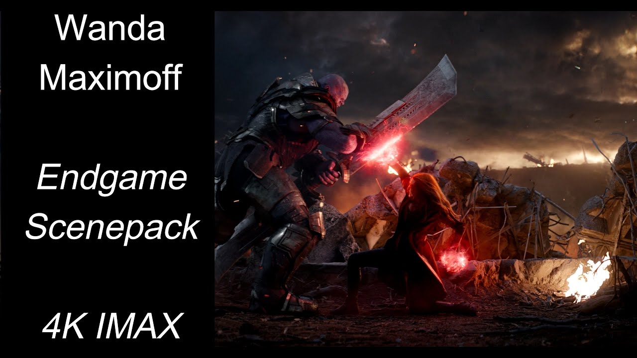 Wanda Maximoff Powers Scenepack | 4K IMAX 1.9:1 | AVENGERS: ENDGAME ...