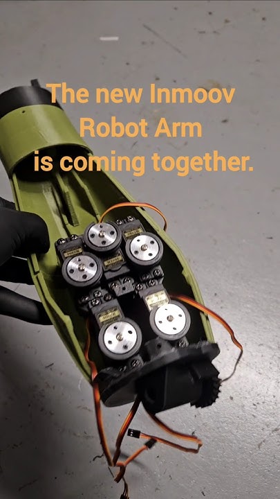 Gen 2 Inmoov robot arm progress - YouTube