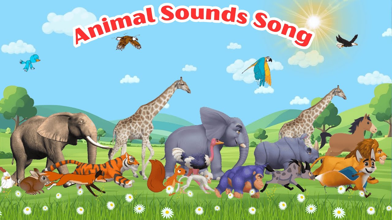 Animal Sounds Song 🐶 Learn 19 Animal Noises for Kids | ZumiZoo TV - YouTube