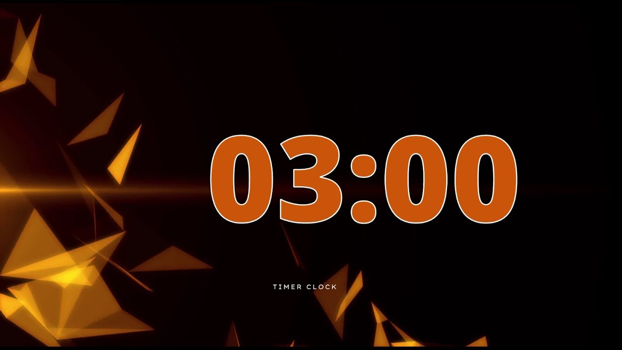 3 Minute Timer | Set 3 Minute Countdown Timer #3minutetimer #timerclock ...