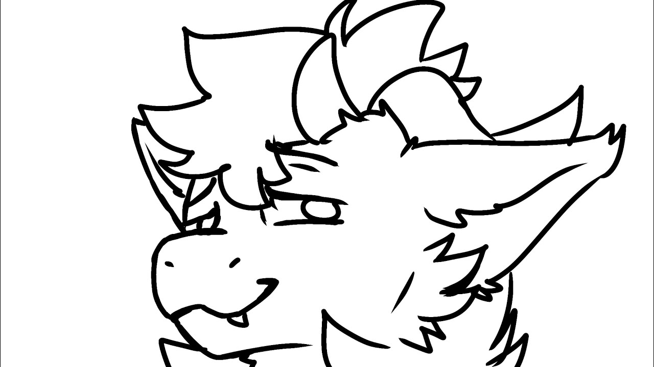 Furry drawing tutorials #1 (starting a fursona) - YouTube