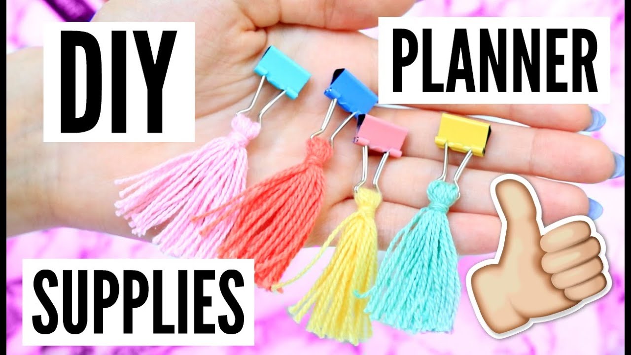 DIY Planner Hacks + Supplies! - YouTube