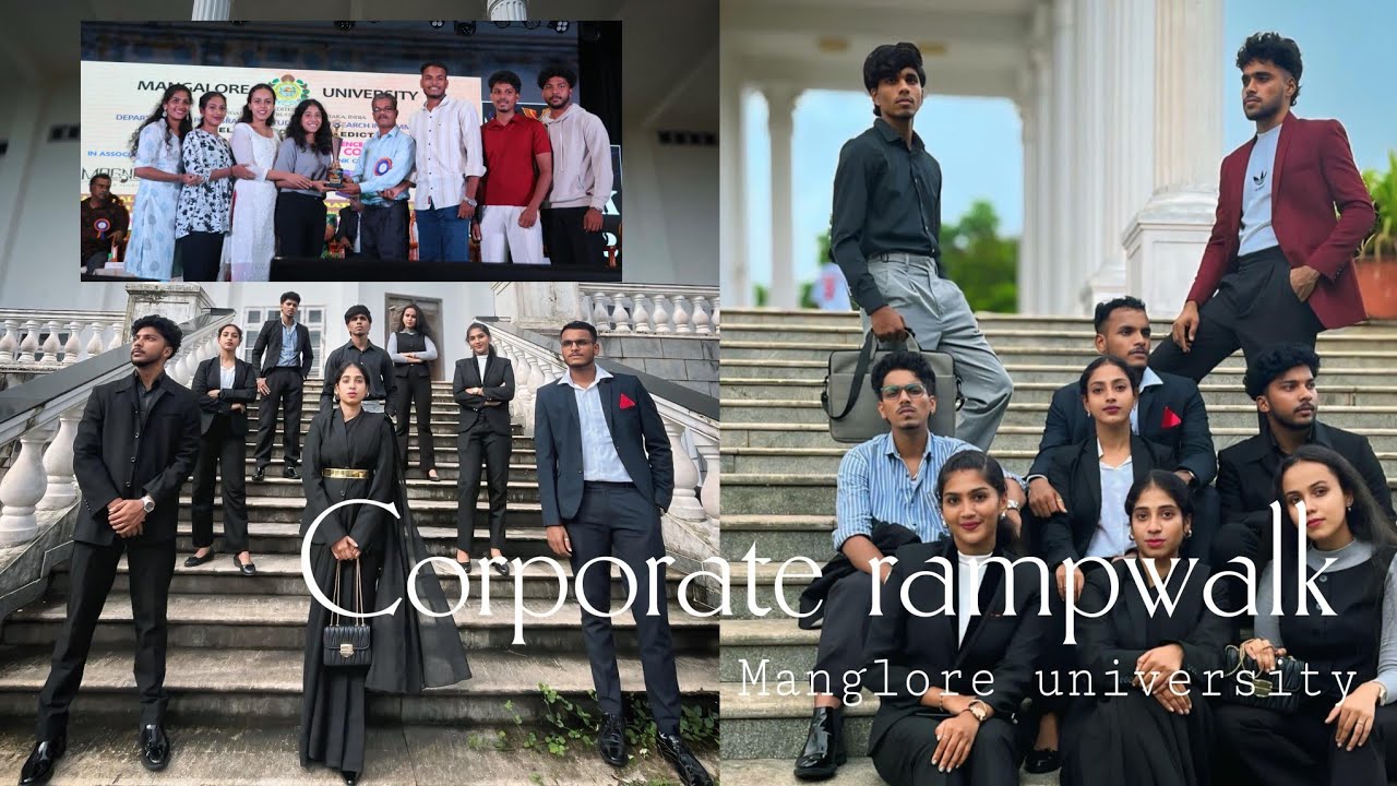 Corporate Ramp walk Winners | Manglore university | Magnum2k25 | - YouTube