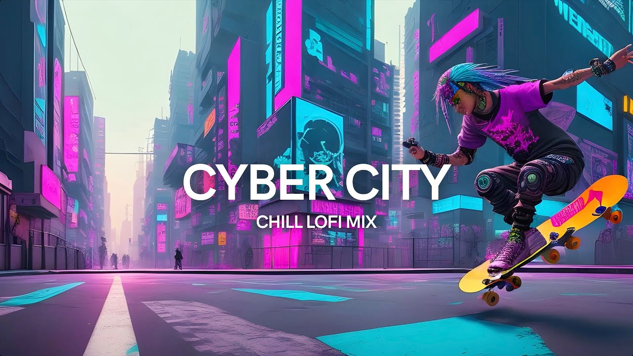 Lofi Beats and Cyber City [AI Generated] - music to chill/relax/sleep ...