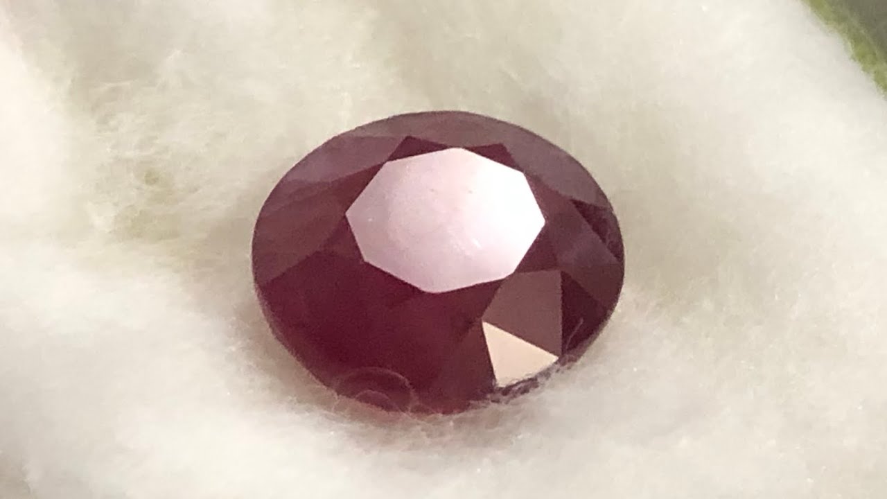 Blood red ruby from Africa - YouTube