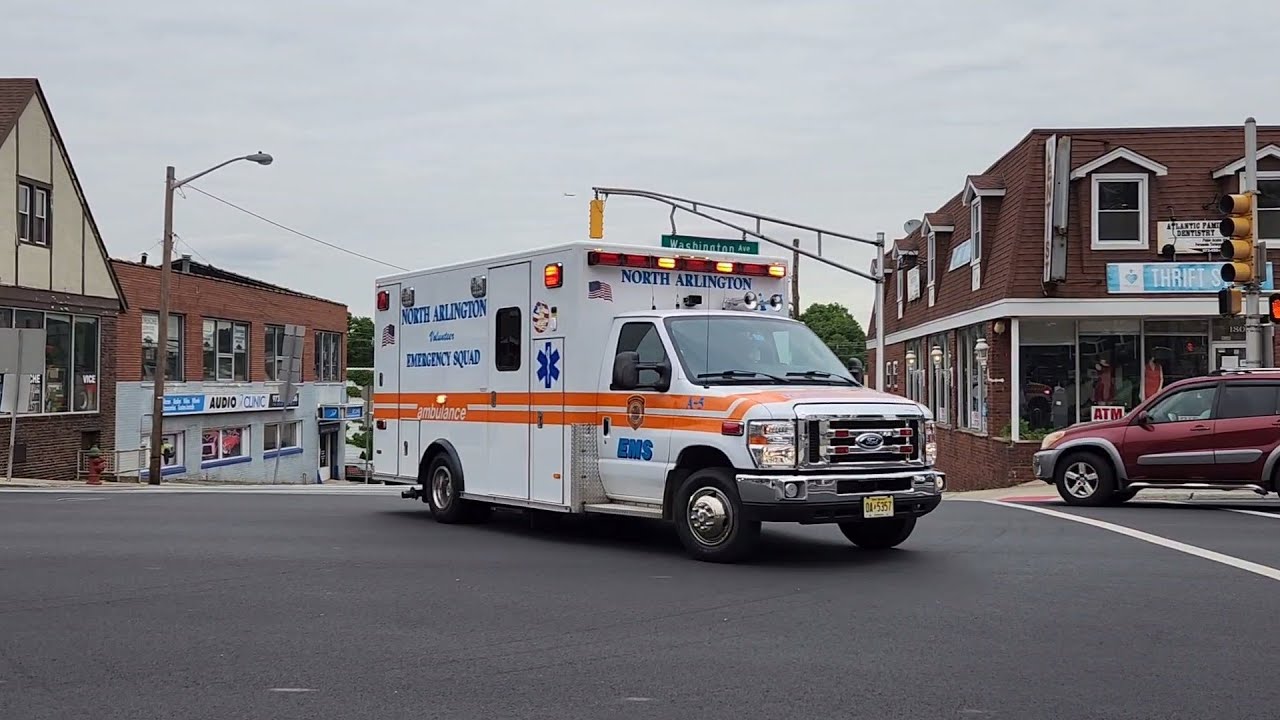 North Arlington Volunteer Emergency Squad Ems Alpha-5 & RWJ ALS Unit ...