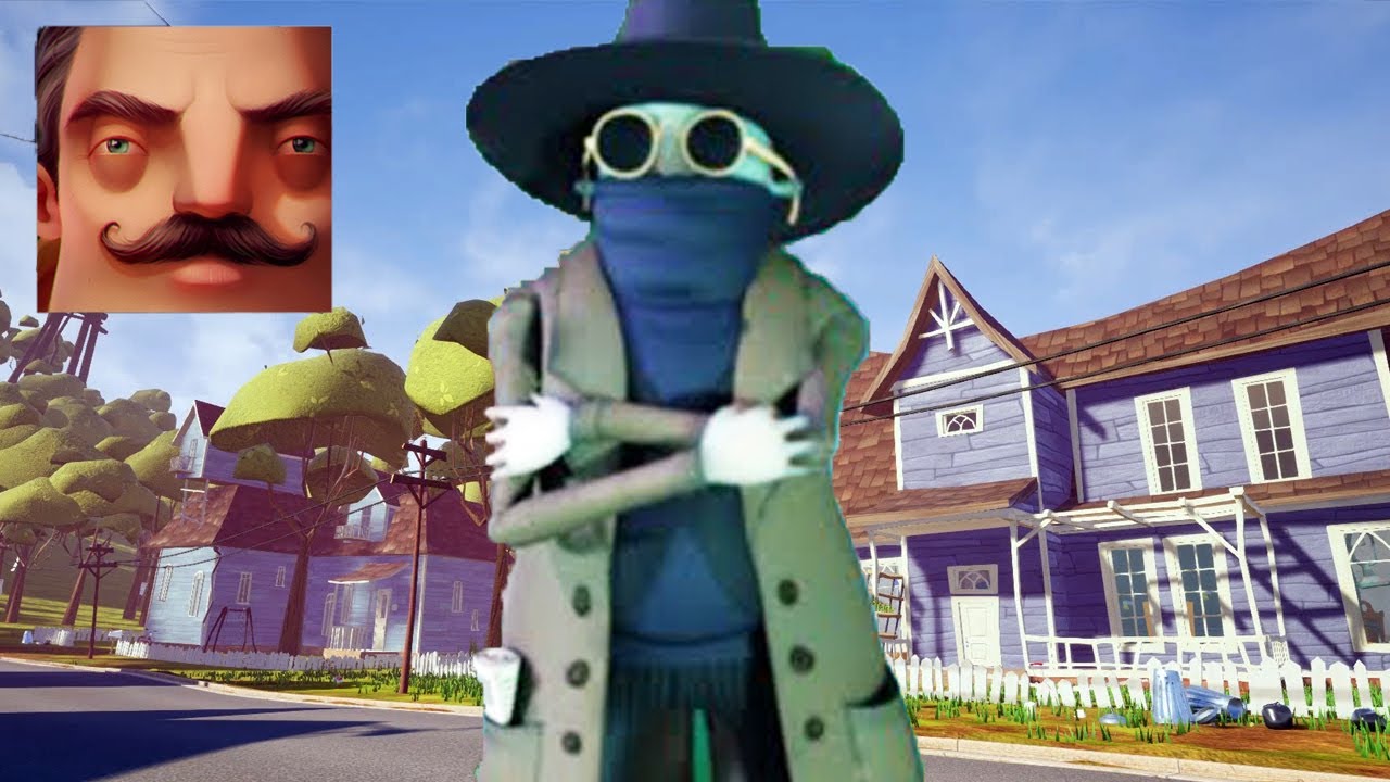 Hello Neighbor - My New Neighbor Hello Guest Man In The Hat Act 2 Hole ...