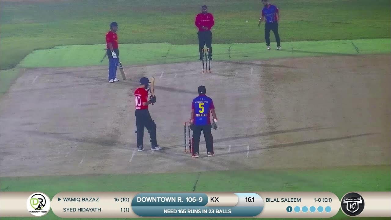 Khandan XI Rak vs Downtown Rebels | MCC Cricket League Season II By AL Nawab Restaurant - YouTube