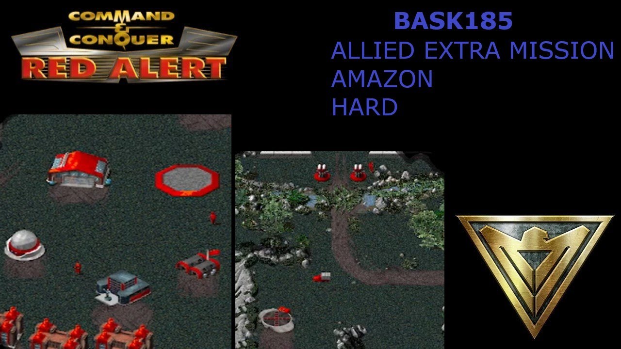 Red Alert: Bask185 - Allied Extra Mission: Amazon (Hard) - YouTube