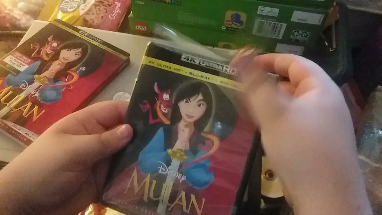 Mulan (Animated Version) 4K Ultra HD Blu-ray Unboxing - YouTube