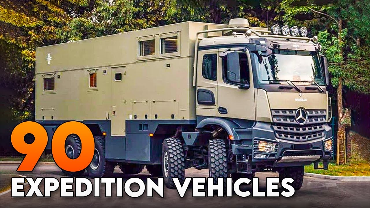 90 Most Amazing Expedition Vehicles That Can Conquer Any Terrain - YouTube