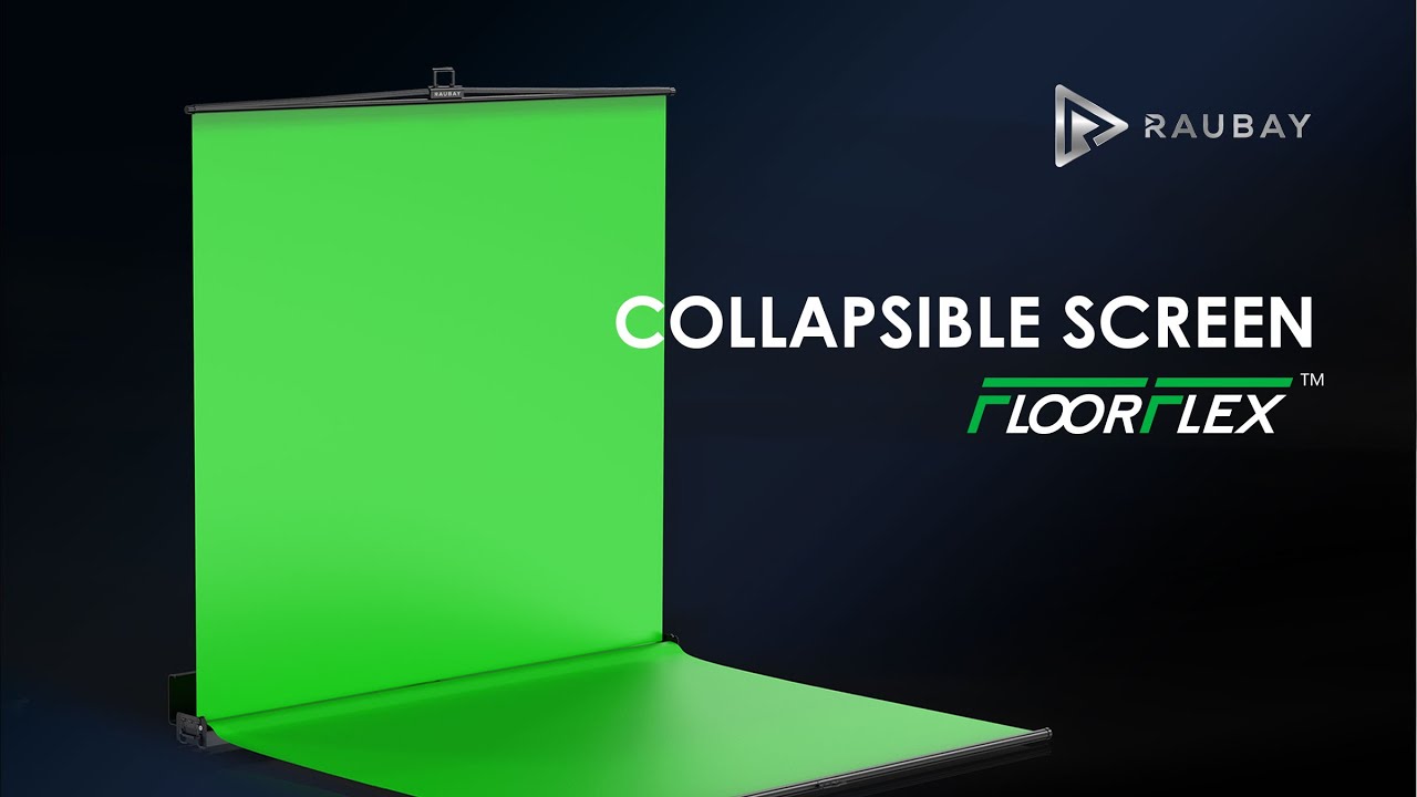 Introducing: RAUBAY Collapsible Green Screen – FloorFlex - YouTube