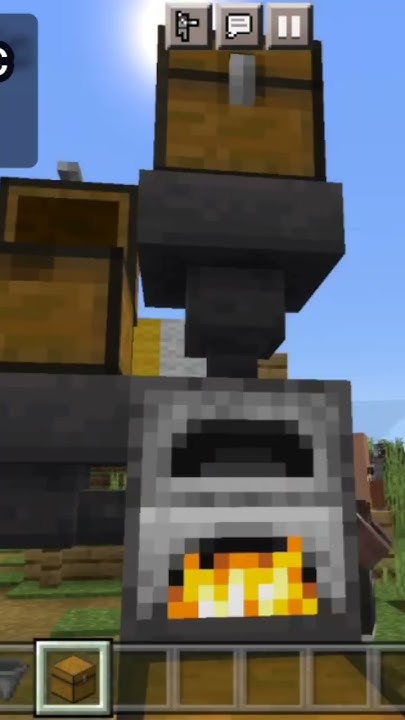How To Make Automatic Smelting Machine In Minecraft - YouTube