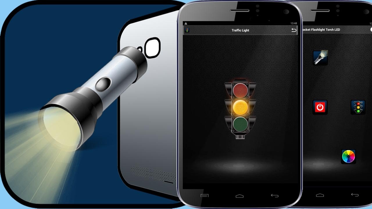 Pocket Flashlight Torch LED FREE App Review - YouTube