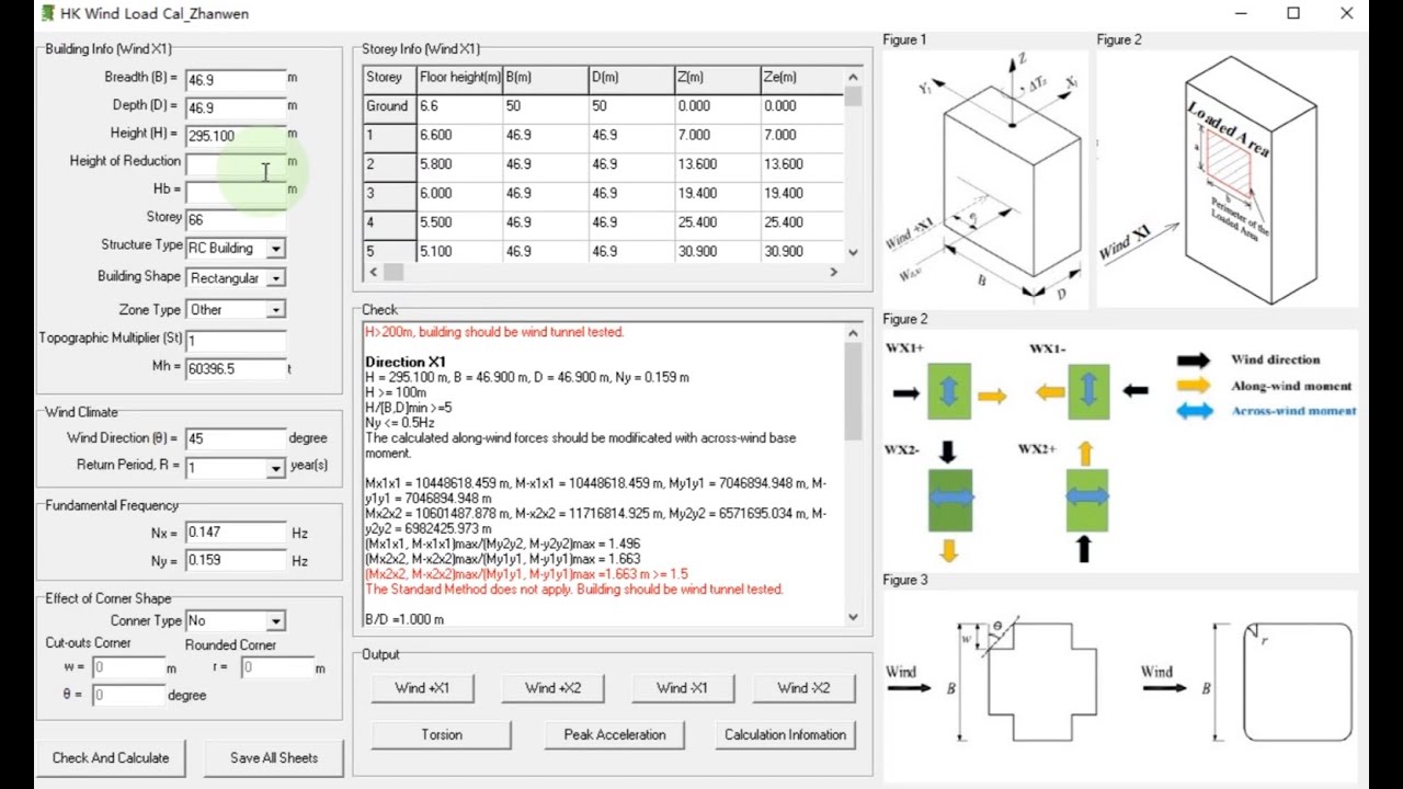 Hong kong Wind Code 2019 Calc Program - YouTube