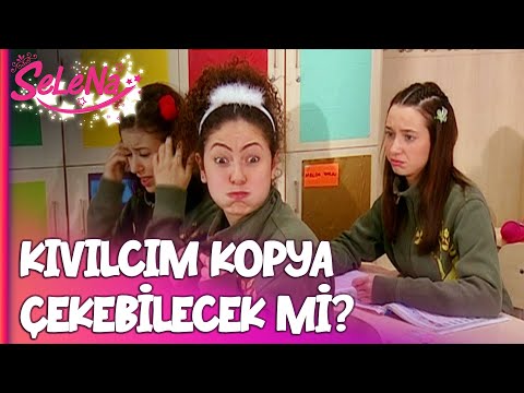 Kıvılcım sınavda kopya çekmeye çalışıyor - Selena Özel Sahneler