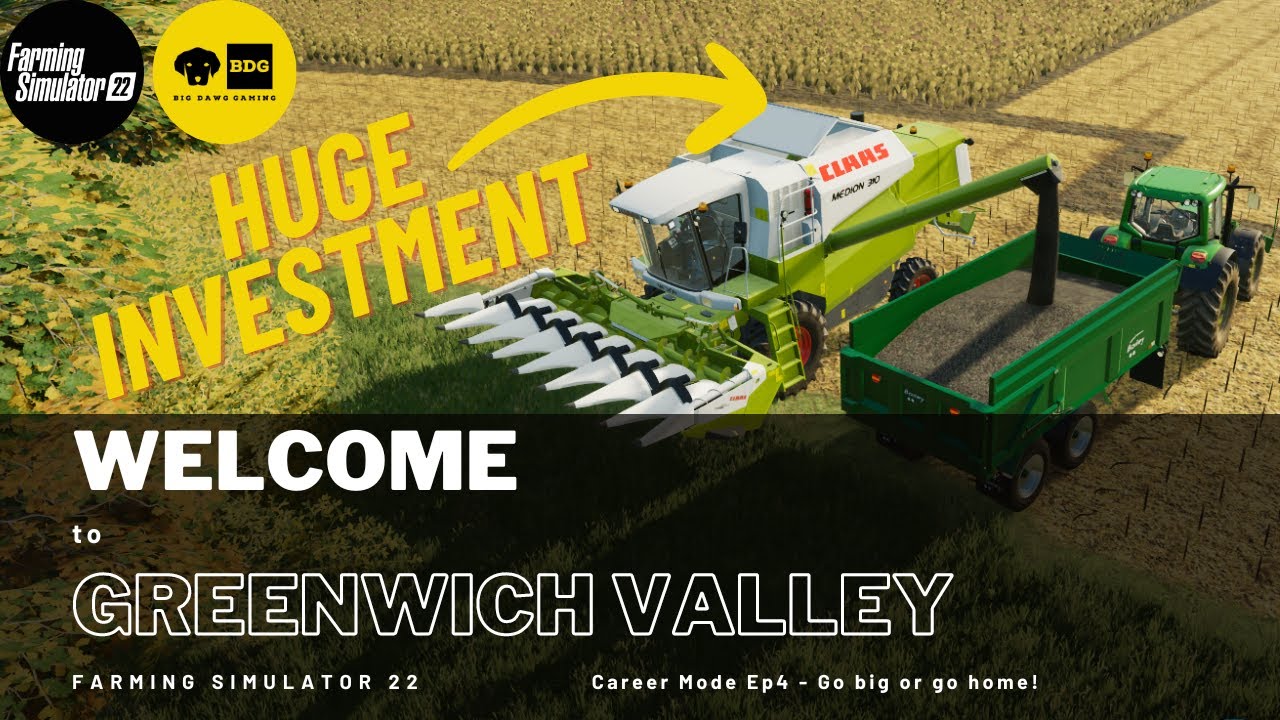 FARMING SIMULATOR 22 | Greenwich Valley Career Mode ep.4 | Taking a ...