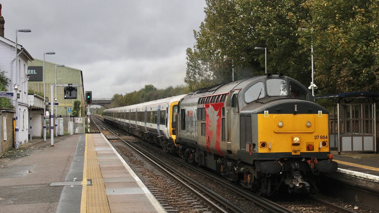 ROG 37884 on Southeastern Class 465 drags - October 2021 - YouTube