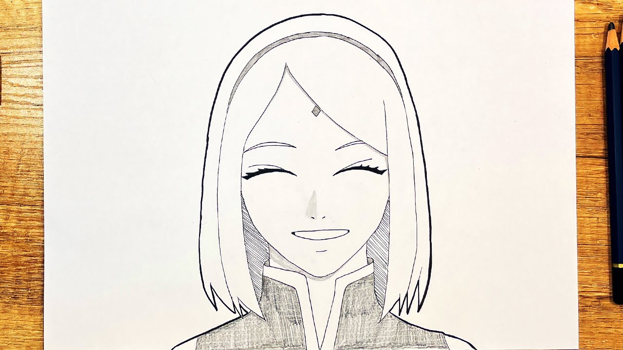 How To Draw Sakura Haruno Easy Simple Anime Sketch For Beginners Naruto Youtube