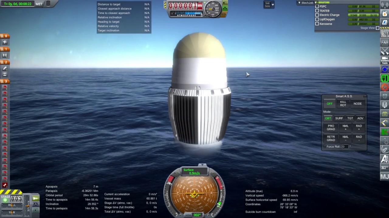 KSP - Realism Overhaul Sandbox - F1-boosted Space Shuttle - YouTube