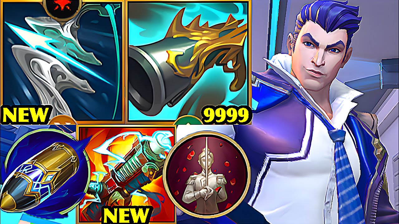 Wild Rift China Jayce Mid | 24KILL NEW Galeforce × Collector MAX CRIT ...