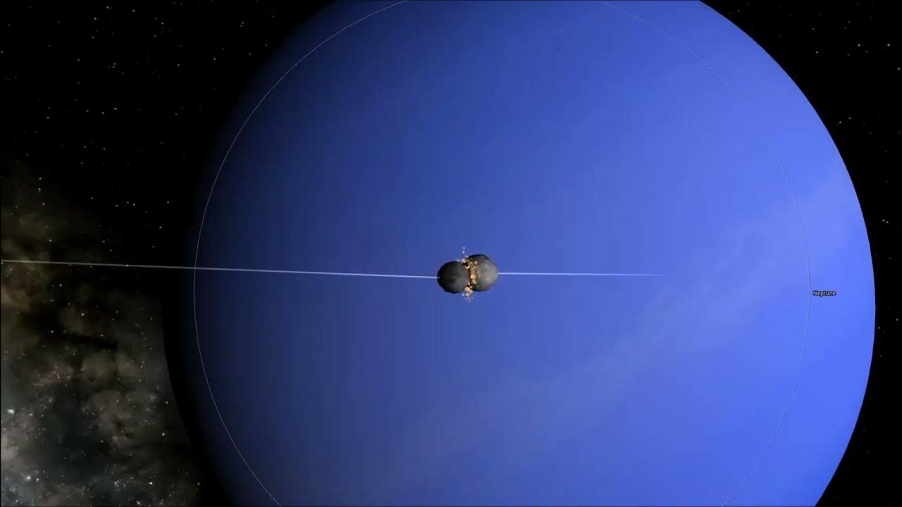 Asteroids Collide Near Neptune 💥 Universe Sandbox - YouTube