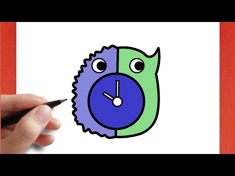 How To Draw Bittergiggle Clock from Garten of Banban - YouTube