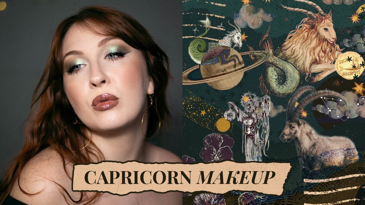 CAPRICORN makeup (earth meets water) - YouTube