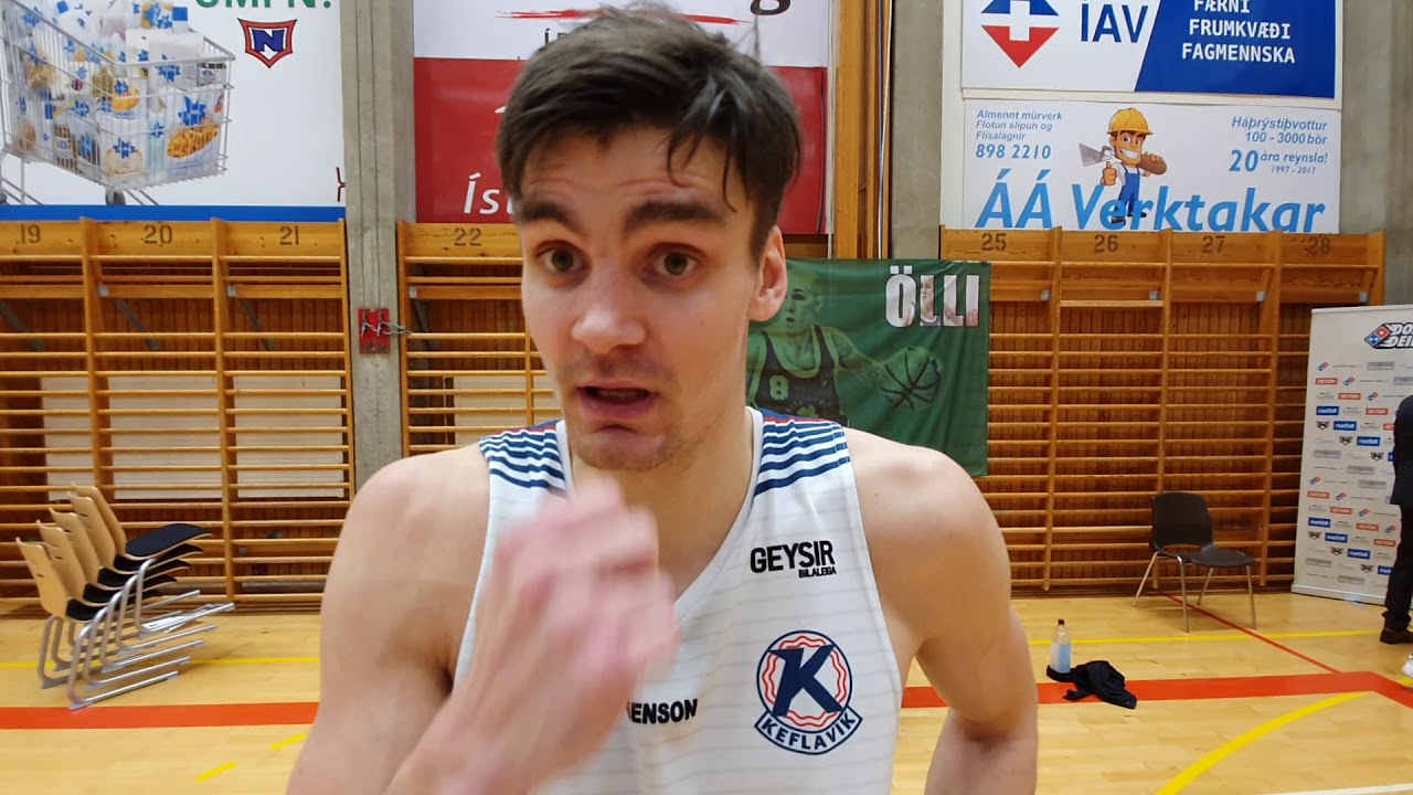 Hörður Axel í viðtali eftir sigur á Njarðvík - YouTube
