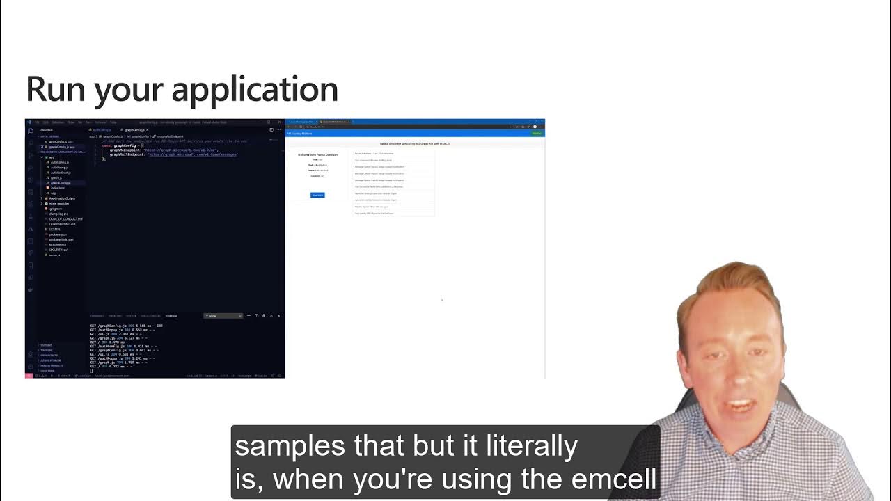 Microsoft Graph API & AAD Demo - YouTube