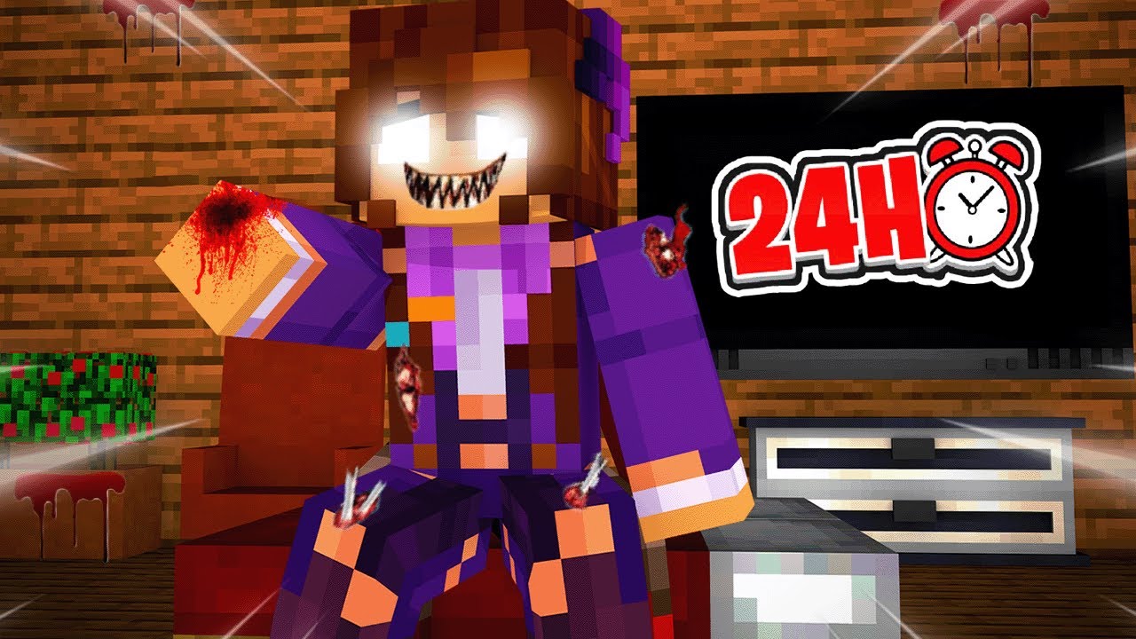 No Dejé Dormir A Mi Amiga Por 24 Horas En Minecraft Youtube