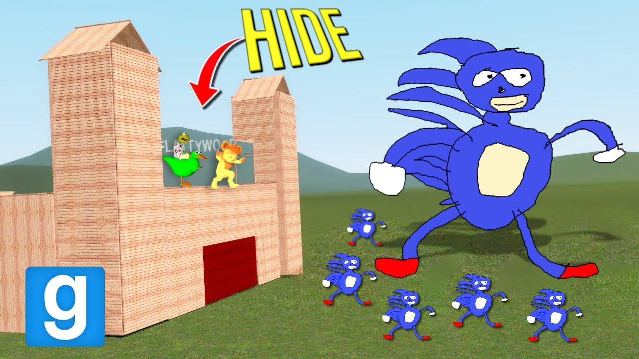Can SANIC break into my FORT?! (Gmod Sandbox) - YouTube