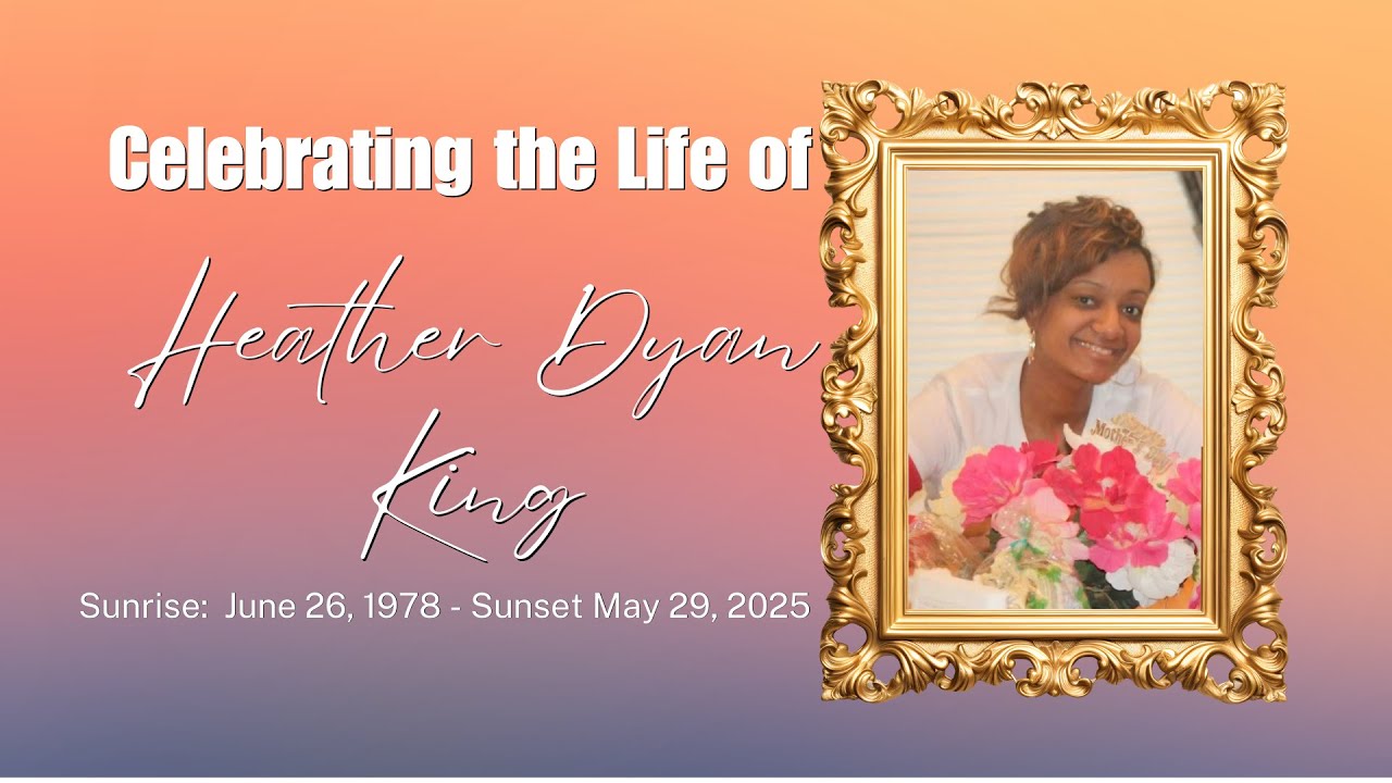20250608 Heather Dyan King Funeral Service - YouTube
