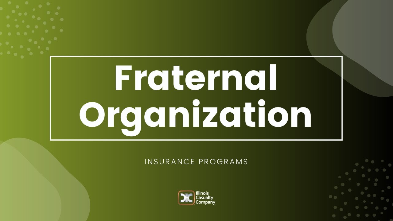 Fraternal Organization - YouTube
