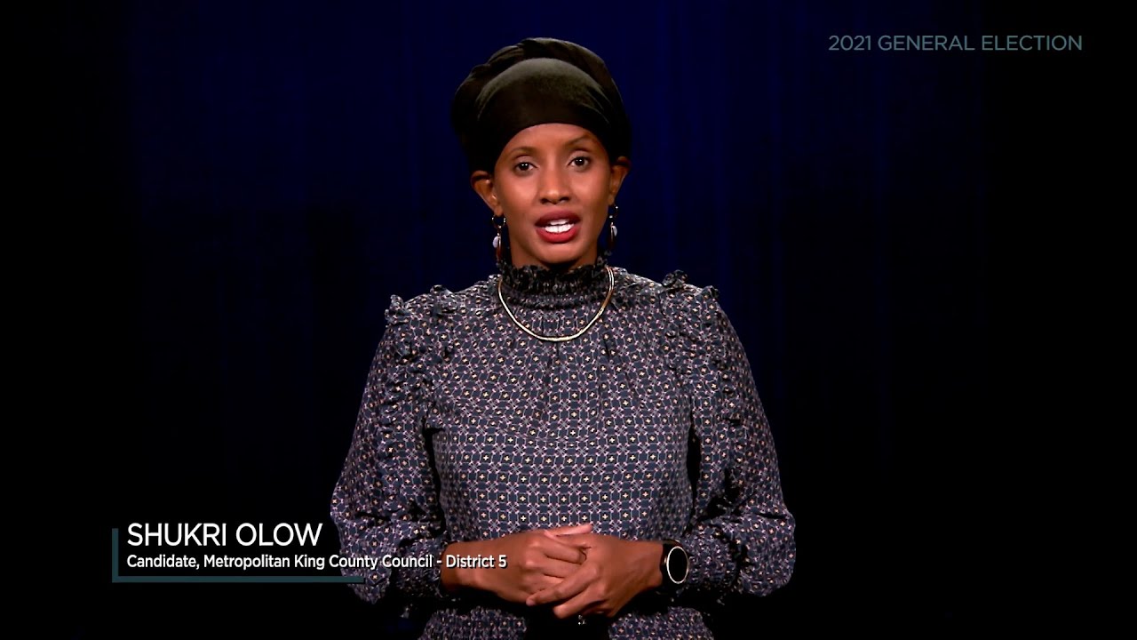 Shukri Olow, candidate for Metropolitan King County Council, Dist. 5 ...