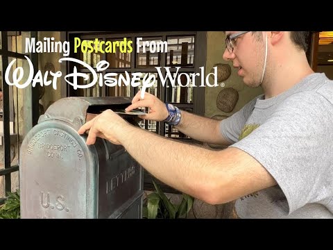 [4K] Mailing Postcards From The Walt Disney World Resort - YouTube