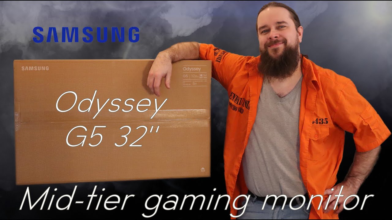 Unboxing Samsung Odyssey G5 32" gaming monitor - YouTube