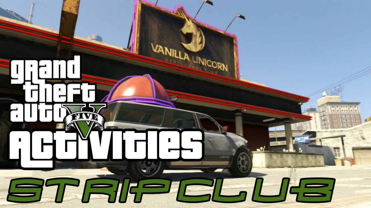 GTAV Activities - Strip Club - YouTube
