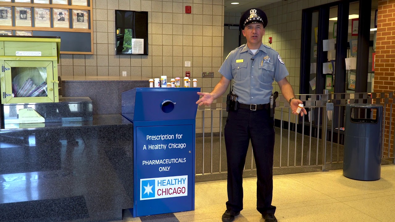 Pharmaceutical Drop-boxes in Chicago Police Stations - YouTube