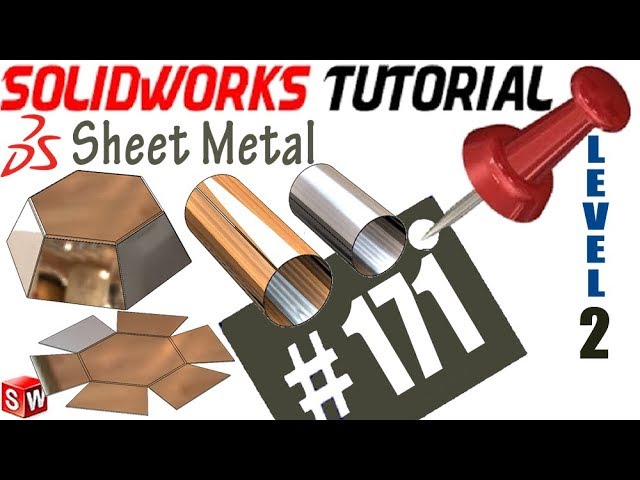 171 SolidWorks Sheet Metal Tutorial INSERT BENDS NO BENDS Commands 171 SolidWorks Sheet Metal Tutorial INSERT BENDS NO BENDS Commands